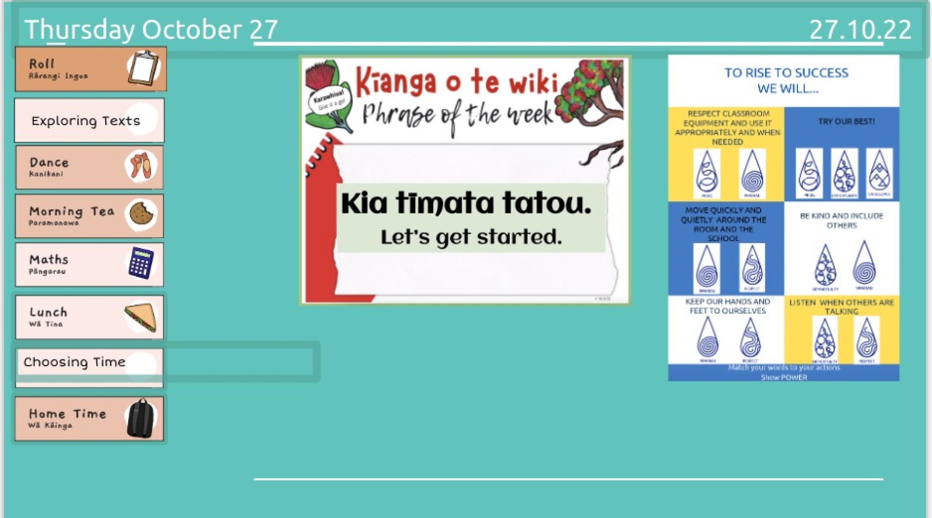 Learning Te Reo Māori Phrases » Wairakei Primary School